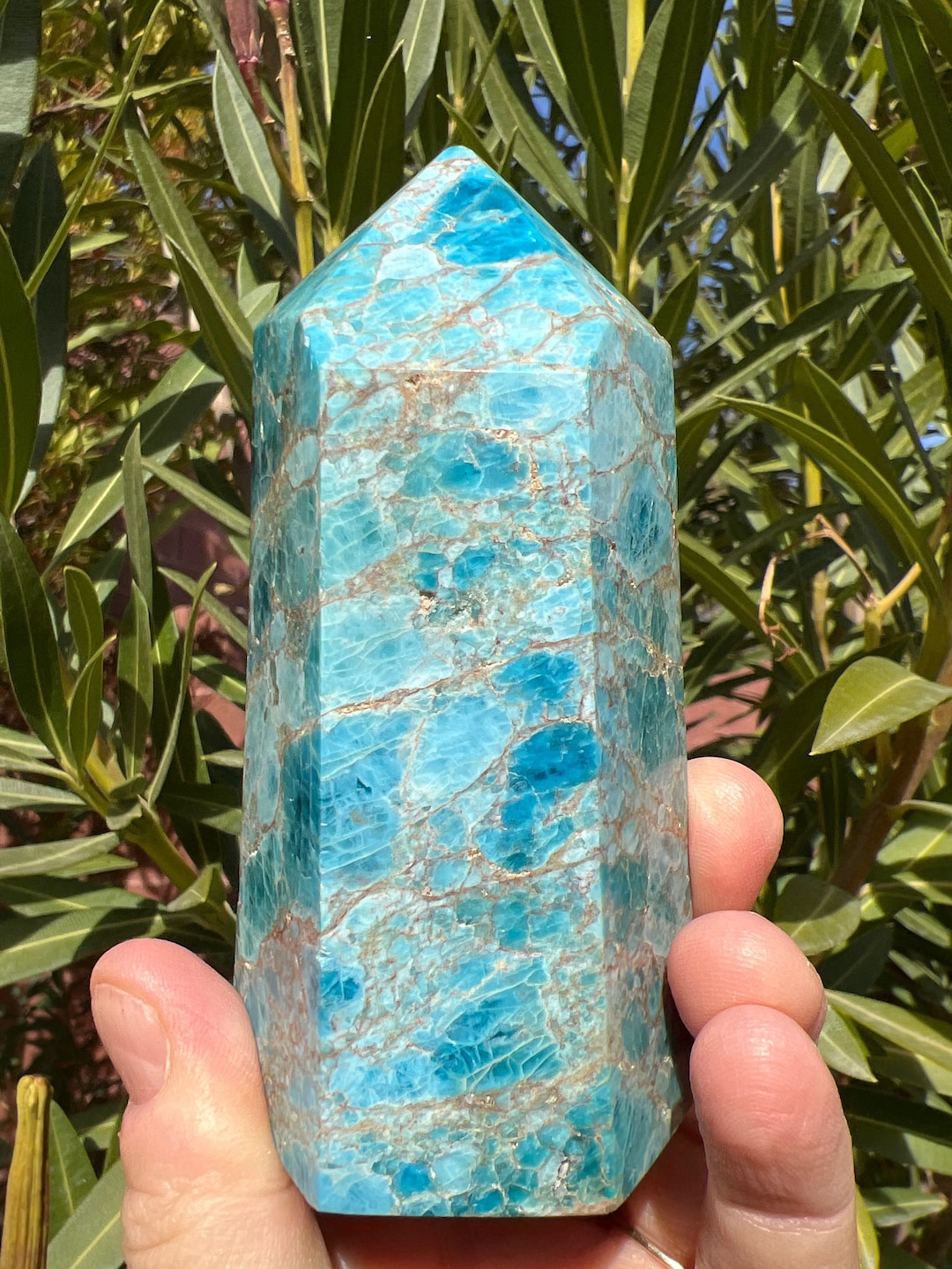 1 LB Light Blue Apatite Point Polished - Etsy