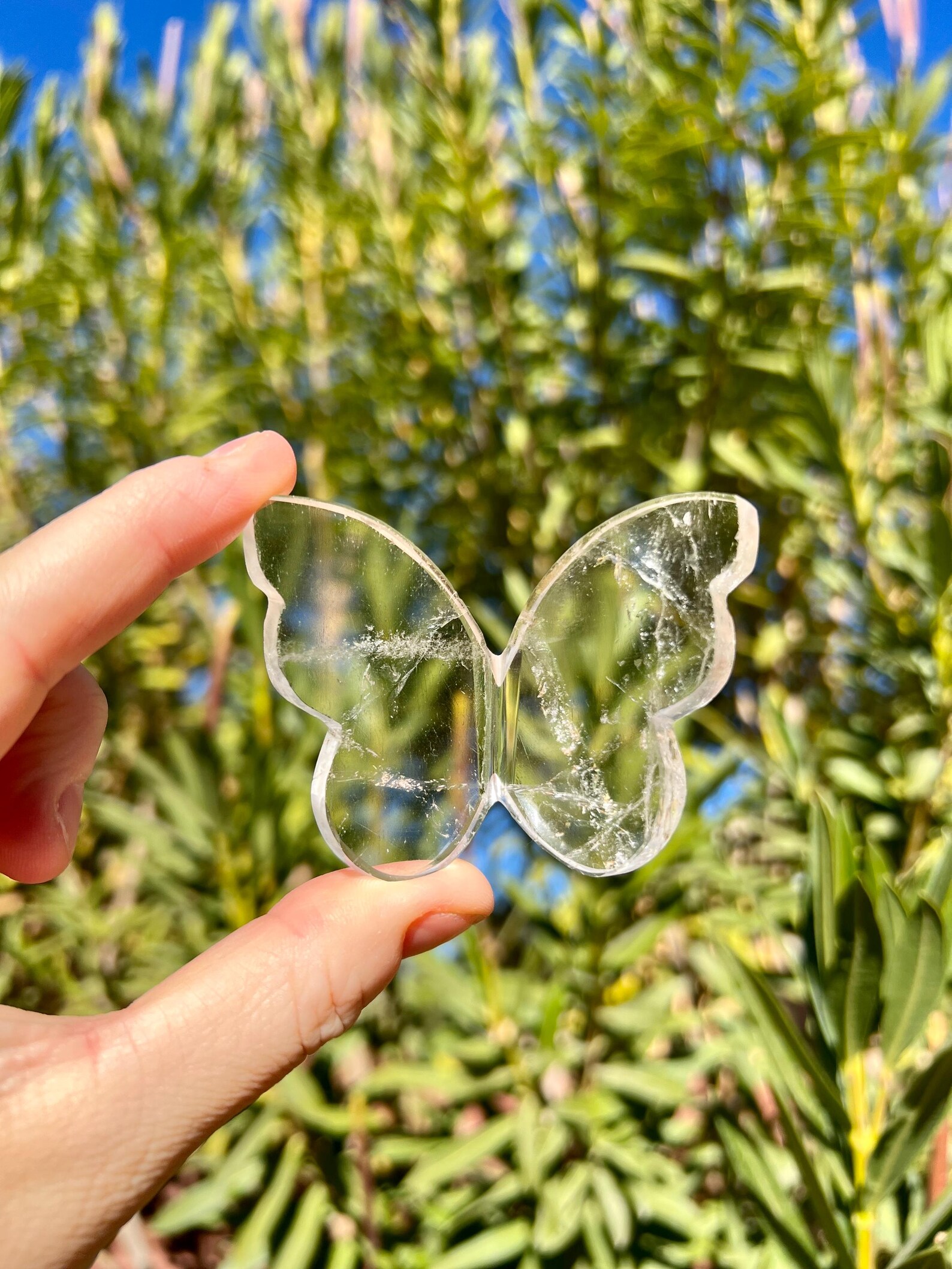 Clear Quartz 3D Butterflies | Quartz Crystal Butterfly Carving - Etsy