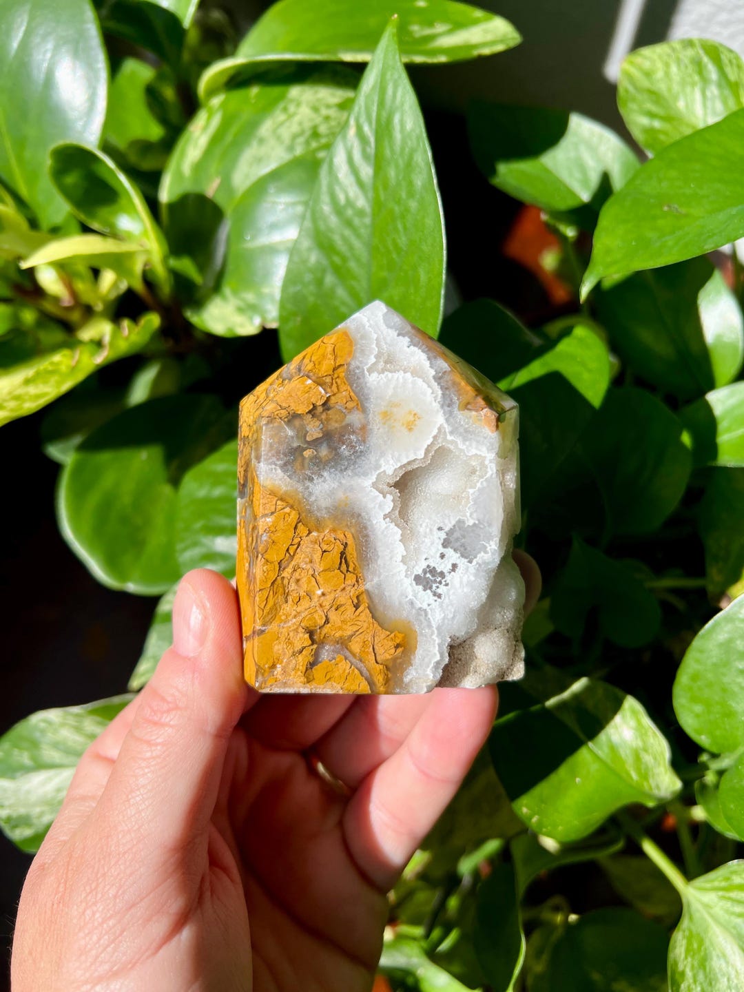 Brecciated Jasper Domino Point | Druzy Brecciated Agate - Etsy