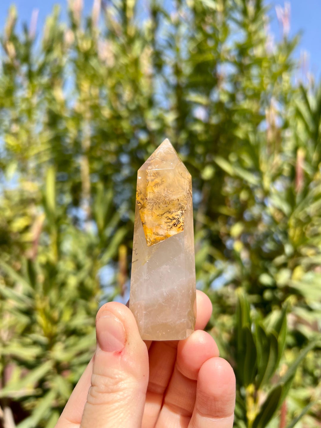Dendritic Quartz Point | Quartz With Dendrite - Etsy