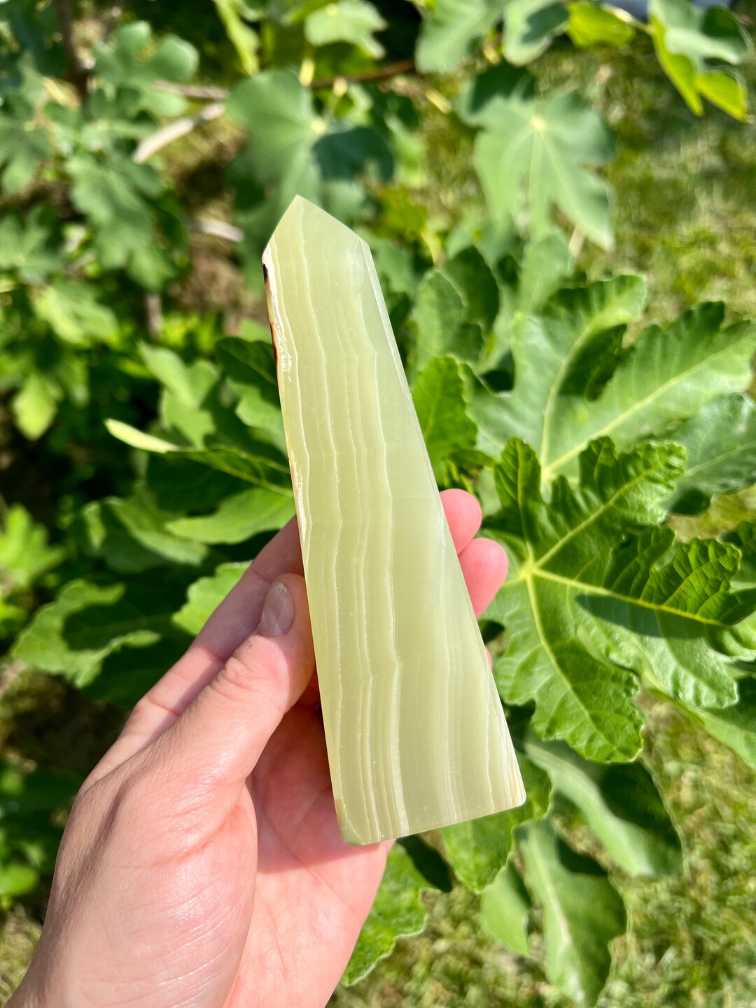 Large Green Onyx Point - Etsy