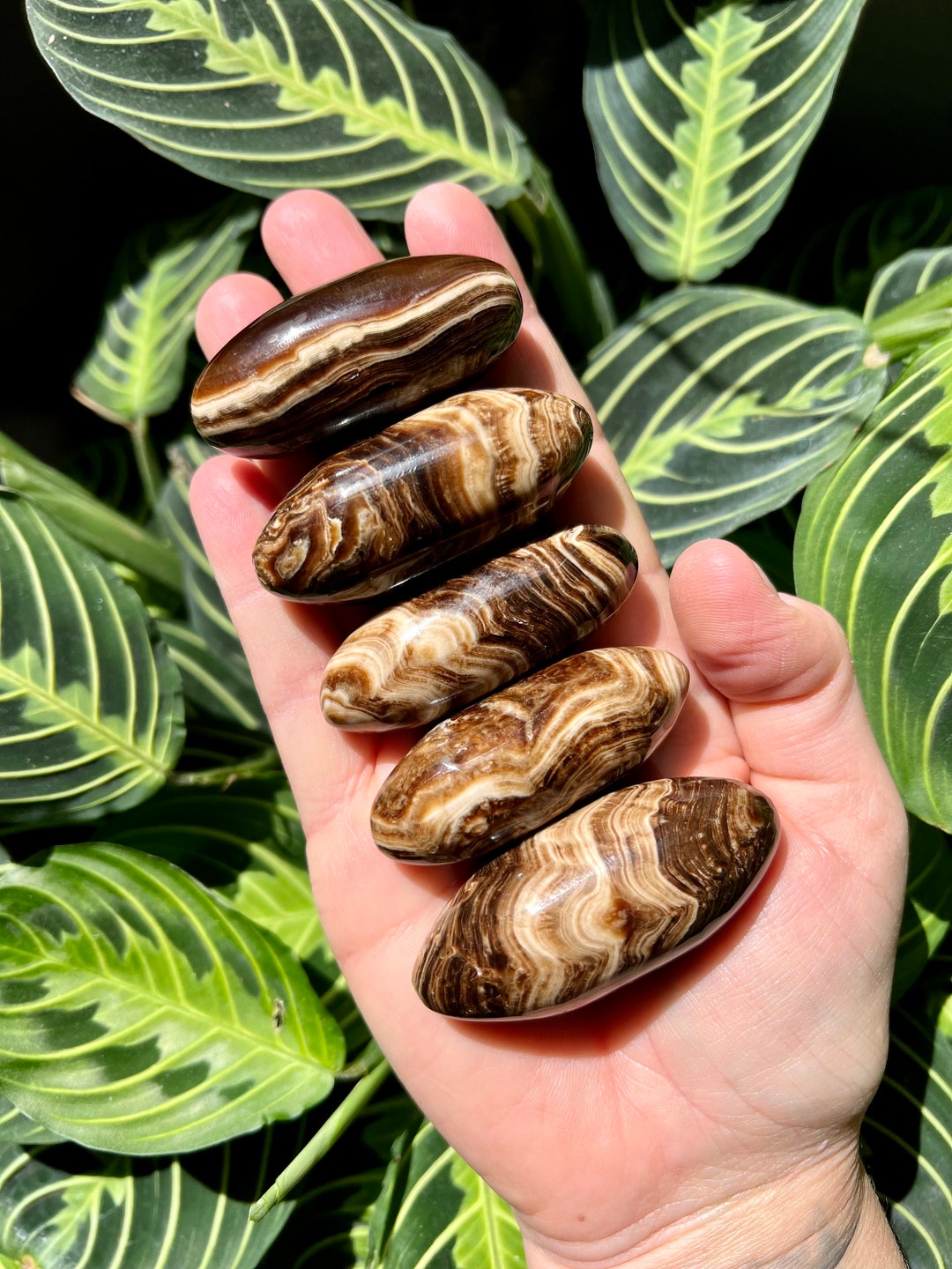 Chocolate Calcite Shiva Stone | Polished - Etsy