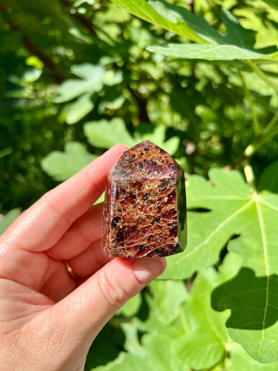 Red Garnet Point (A) - Etsy