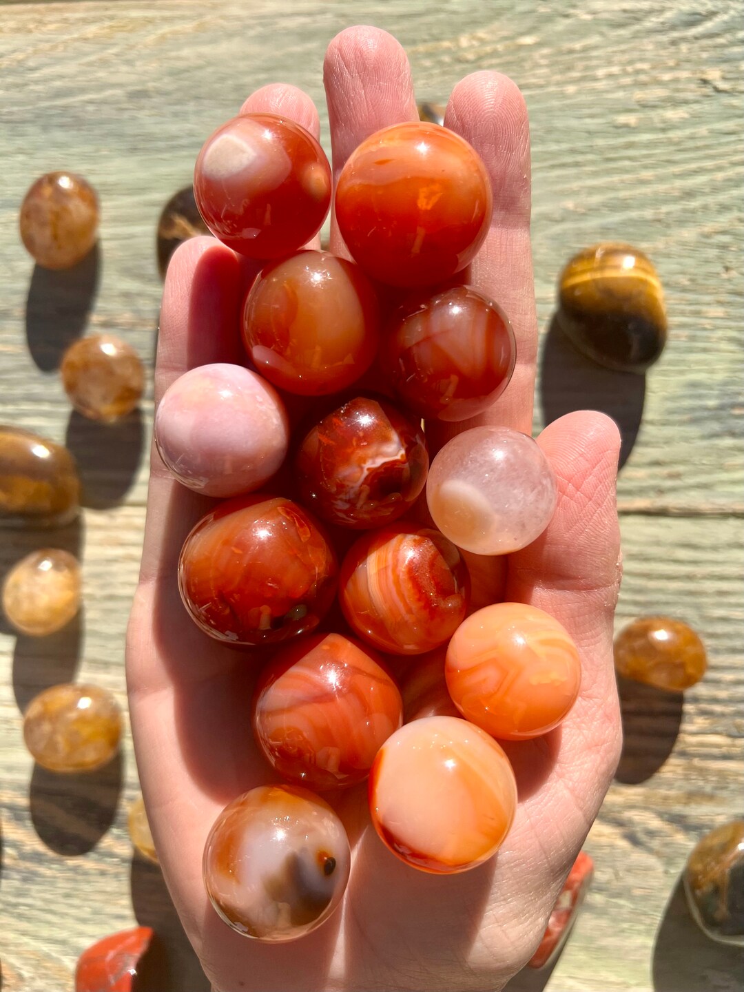 Mini Carnelian Spheres - Polished (one Sphere) - Etsy