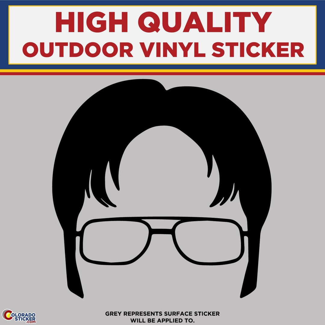 Dwight Schrute, the Office, Die Cut High Quality Vinyl Stickersdwight ...
