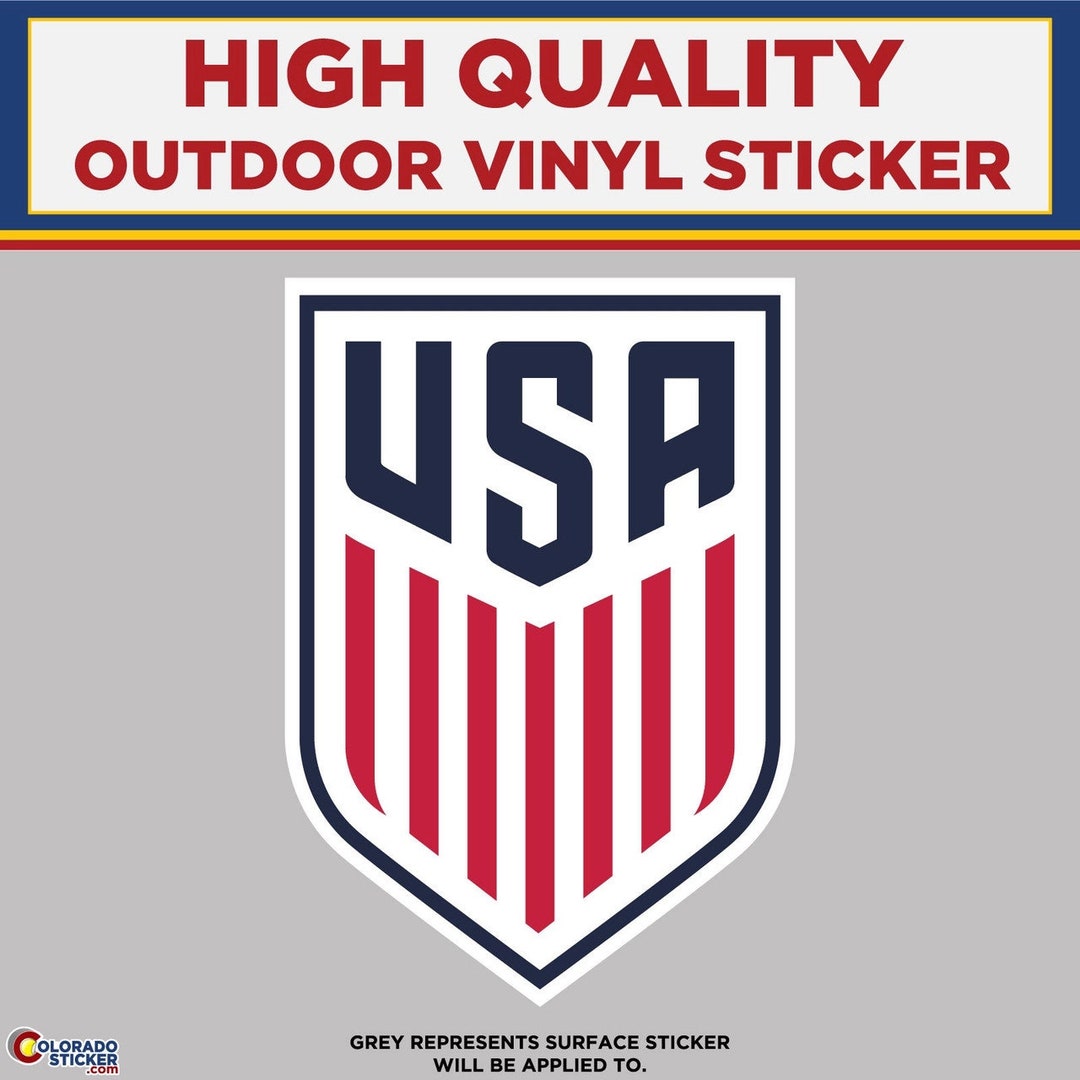 USA Mens Soccer Team, High Quality Vinyl Stickers - Etsy