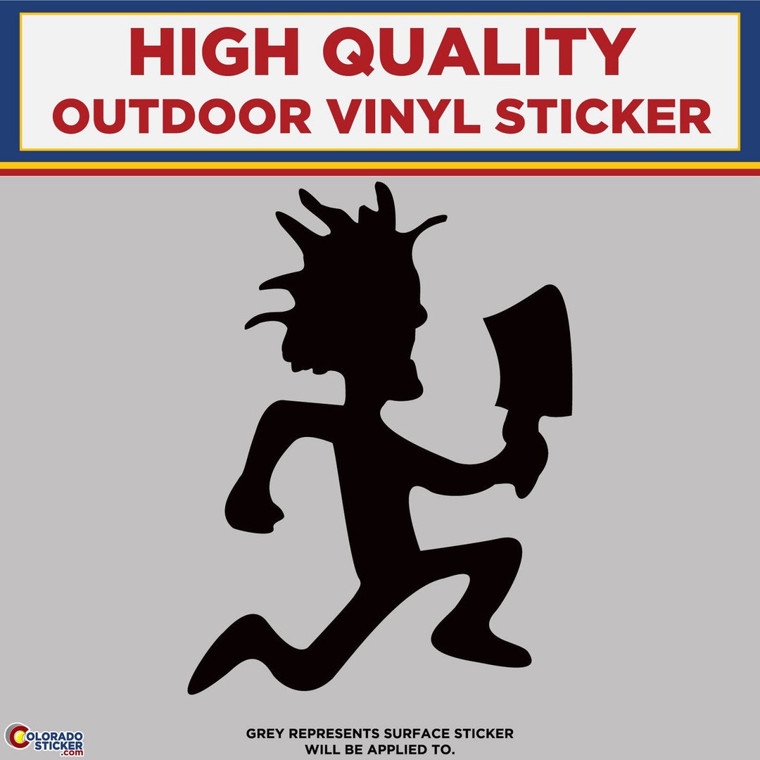 ICP Hatchetman, Die Cut High Quality Vinyl Stickersicp Hatchetman, Die ...