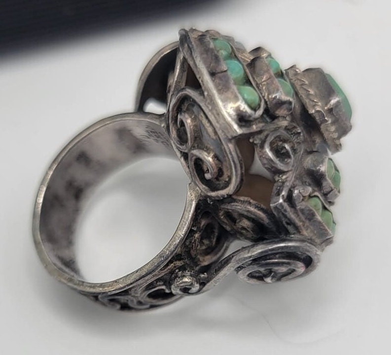 Sterling Silver 925 Ring. Mexico -turquoise - Etsy