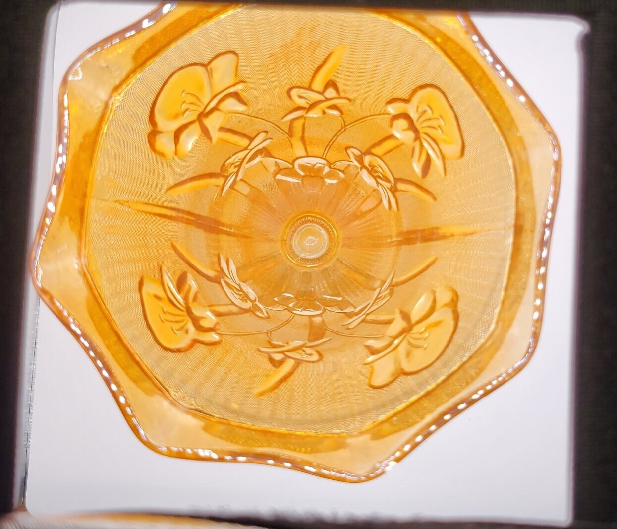 Vintage | Iris and Herringbone Vase - Etsy