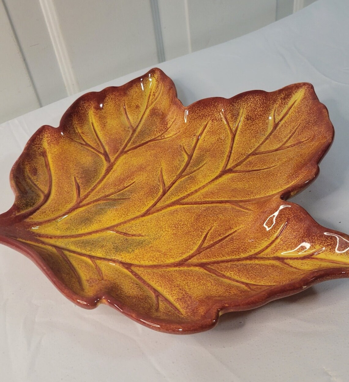 Autumn Leaf Decorative Bowl Set. Great Condition - Etsy