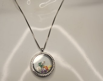 Lion King Inspired Floating Charm Locket Necklace - Etsy