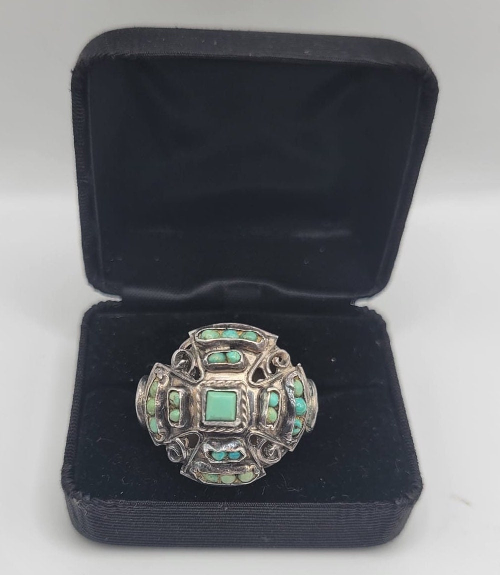 Sterling Silver 925 Ring. Mexico -turquoise - Etsy