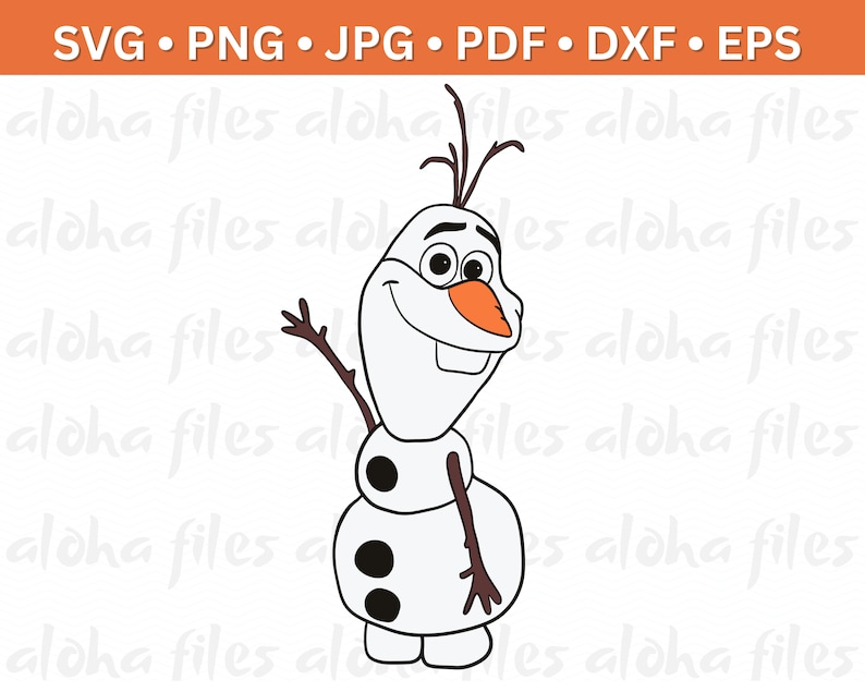 Olaf Svg Layered Item, Clipart, Cricut, Digital Vector Cut File, Svg ...