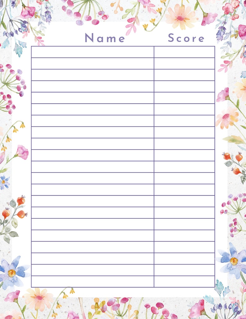Diaper Pong Sign & Score Sheet Digital Print Baby Shower - Etsy