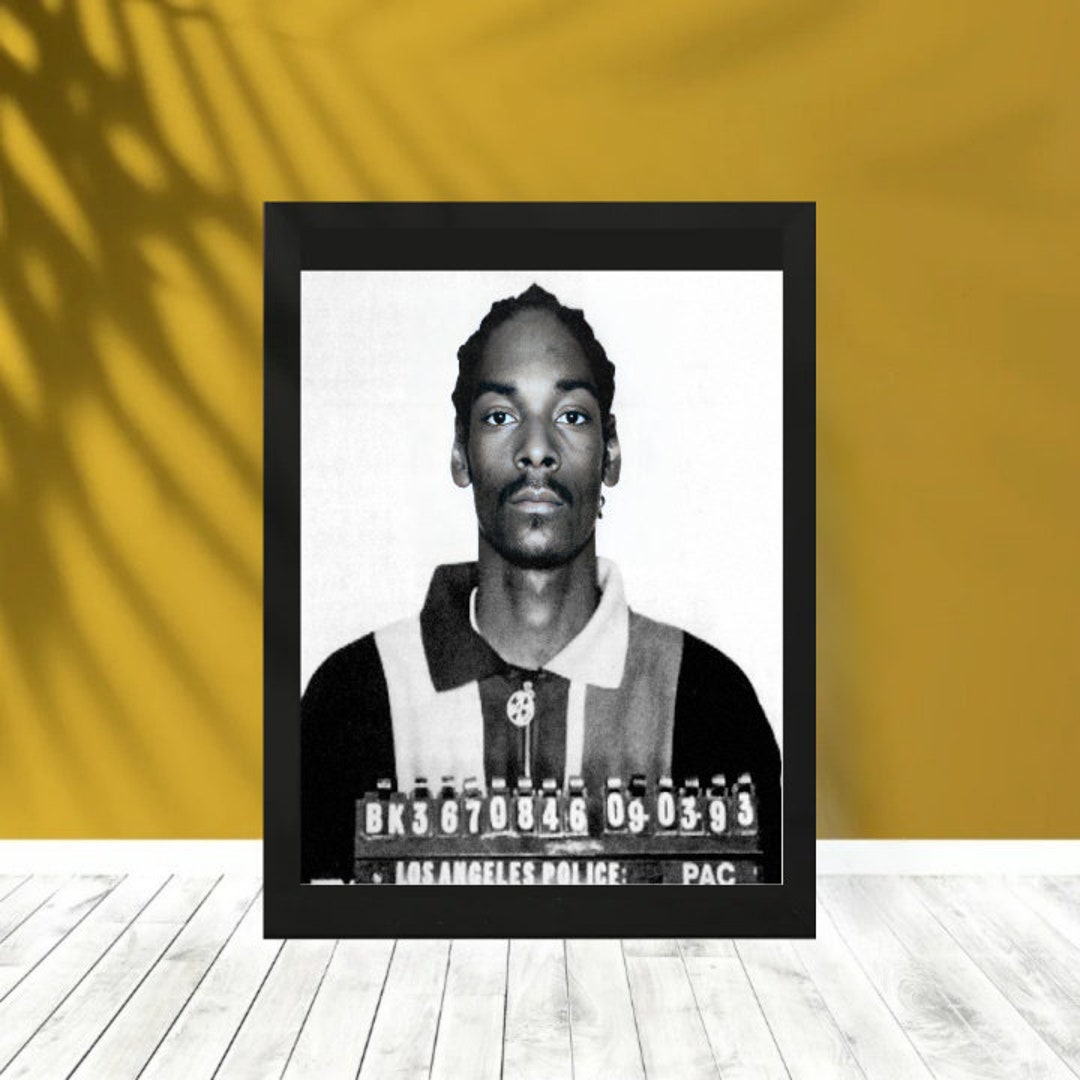 Snoop Dogg Mugshot Poster Calvin Broadus Arrested Photo - Etsy