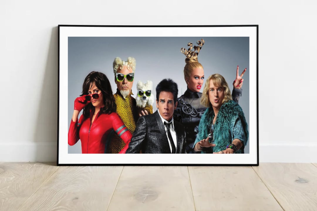 Zoolander Movie Poster Group Picture Ben Stiller Owen - Etsy