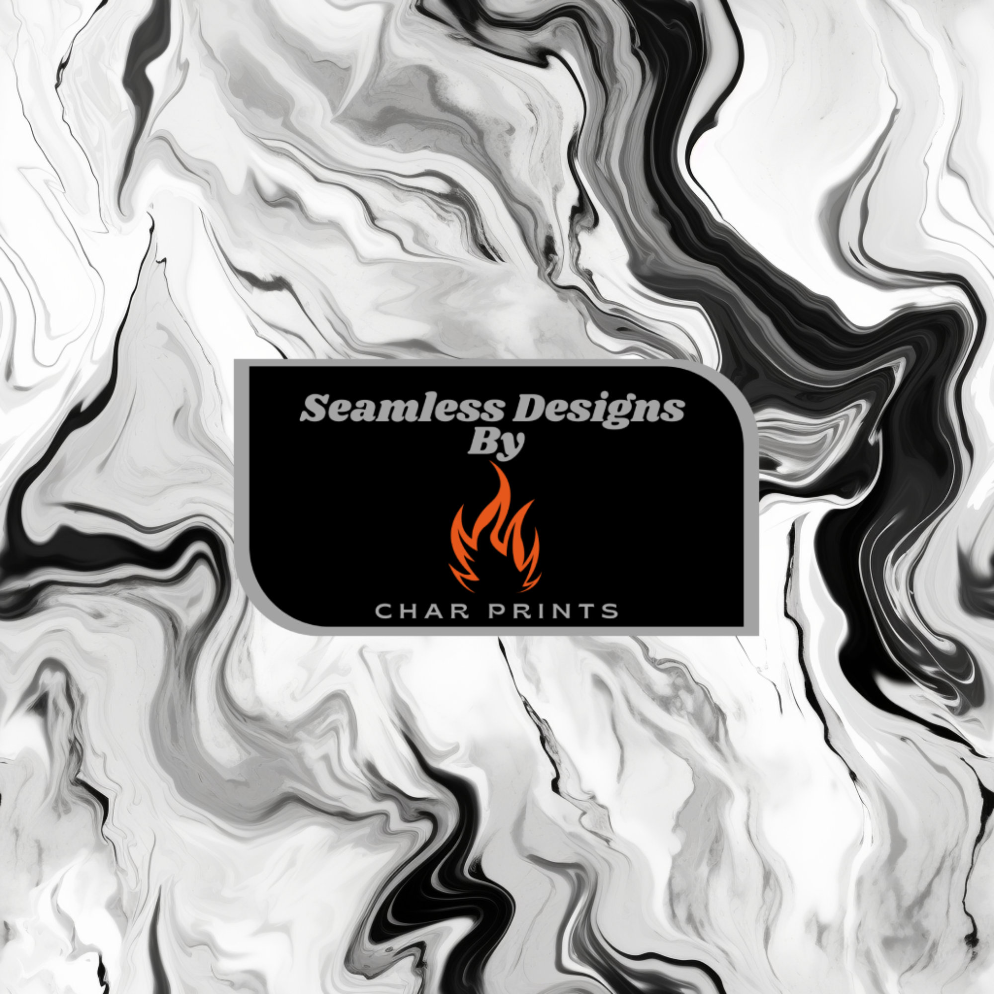 Black and White Marble Repeating Pattern - Digital Download Design ...