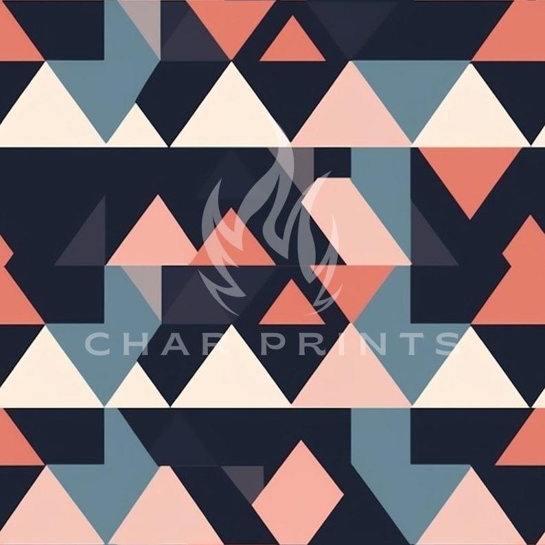 Modern Minimalist Repeating Pattern - Digital Download Design ...