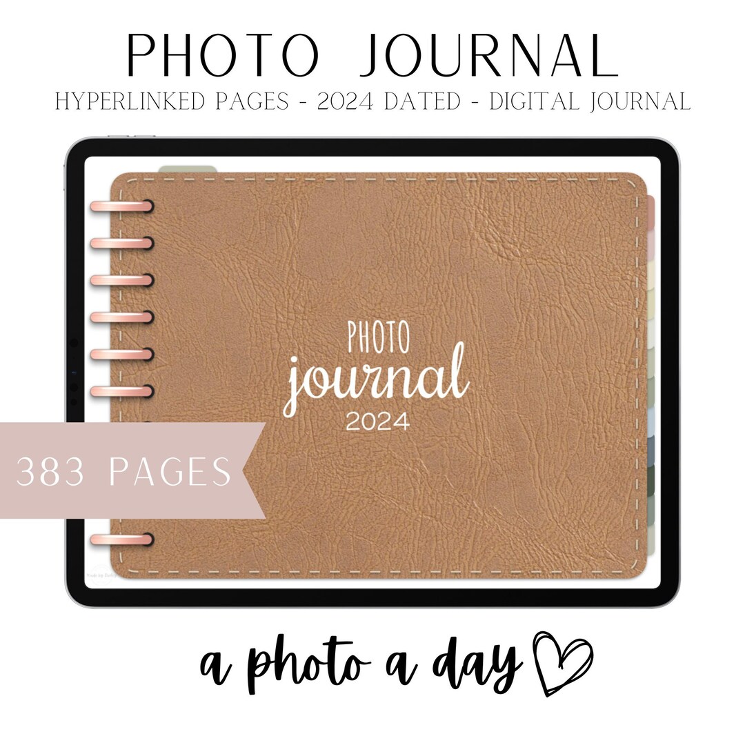 Digital Photo Journal, Memory Keeping, 2024 Dated Planner - Etsy