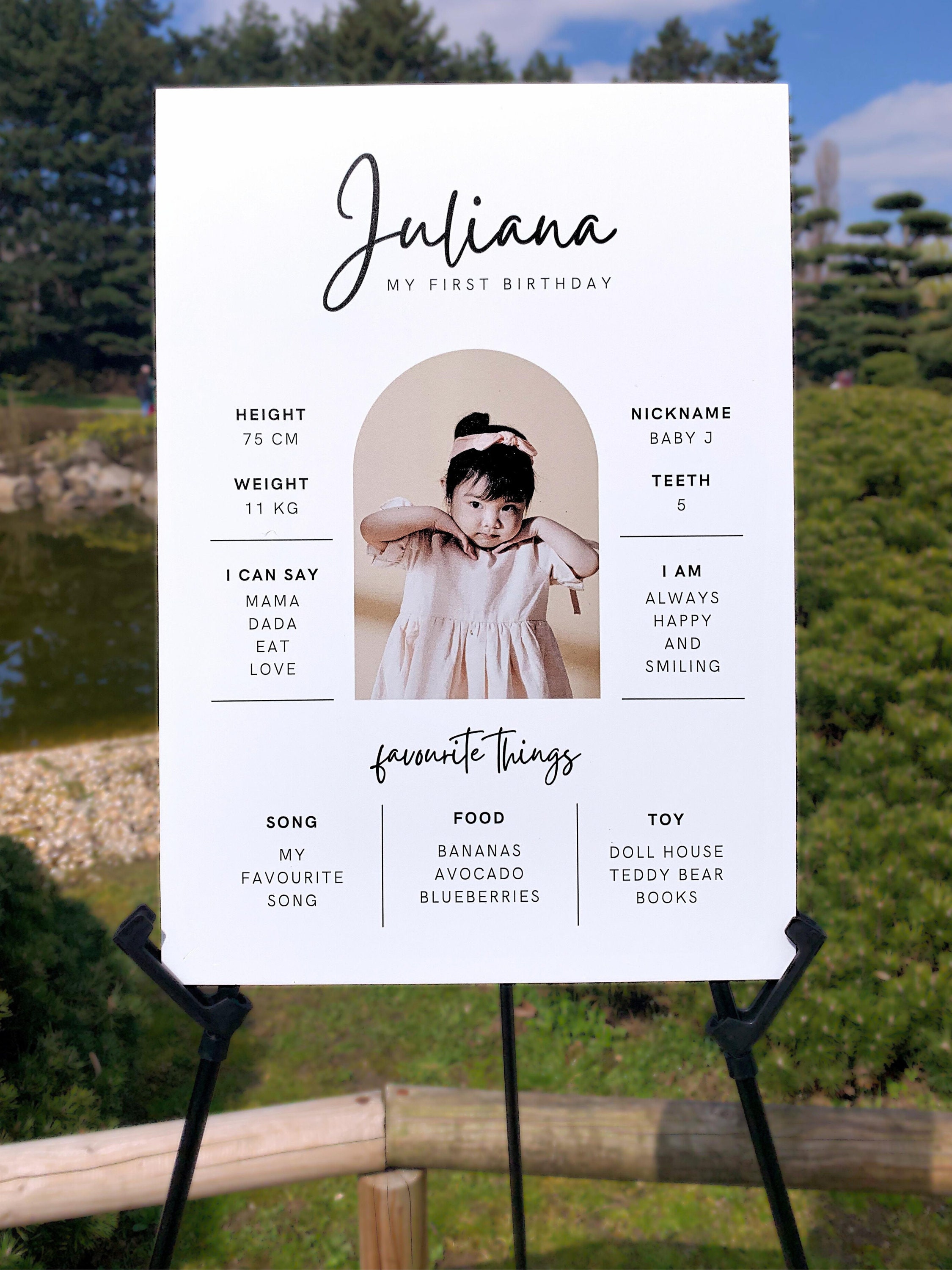 Birthday Sign Milestone 1st Birthday Girl Birthday Boy Milestone With ...