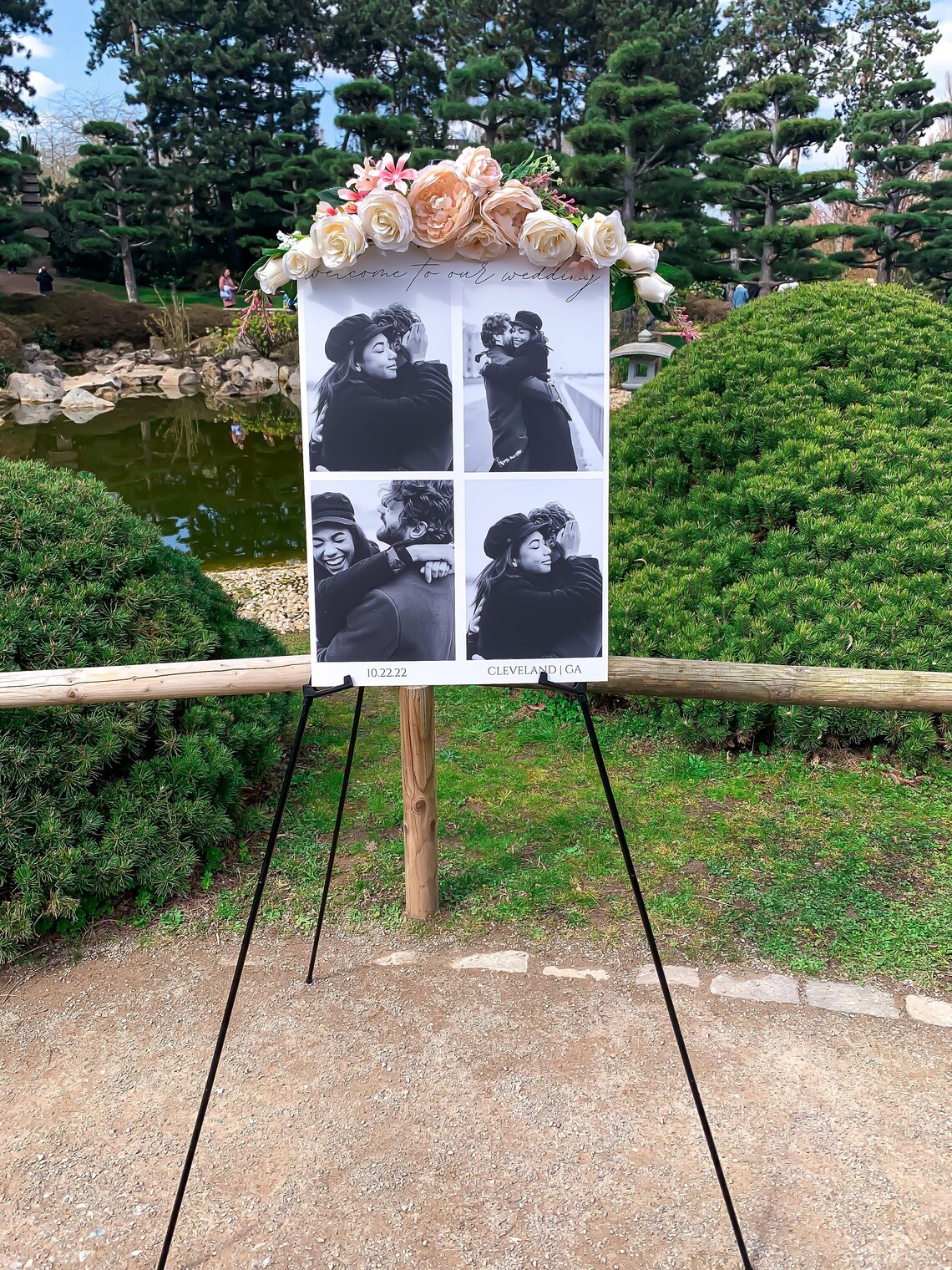 Welcome Wedding Sign Photo Reception Signage Minimalistic Wedding ...