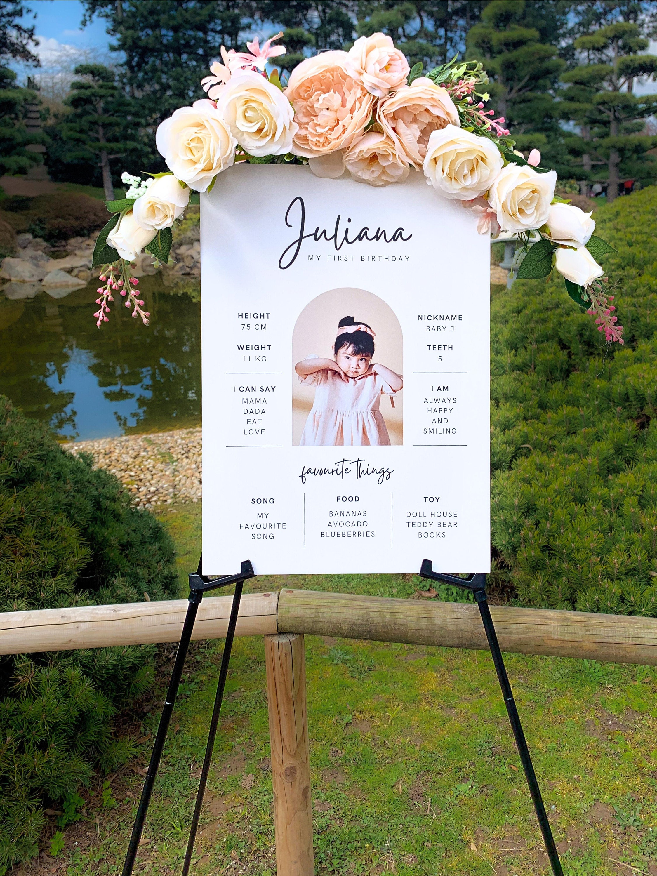 Birthday Sign Milestone 1st Birthday Girl Birthday Boy Milestone With ...