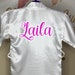 Personalized Name Pamper Party Spa Robe for Girls Night-in or Birthday ...