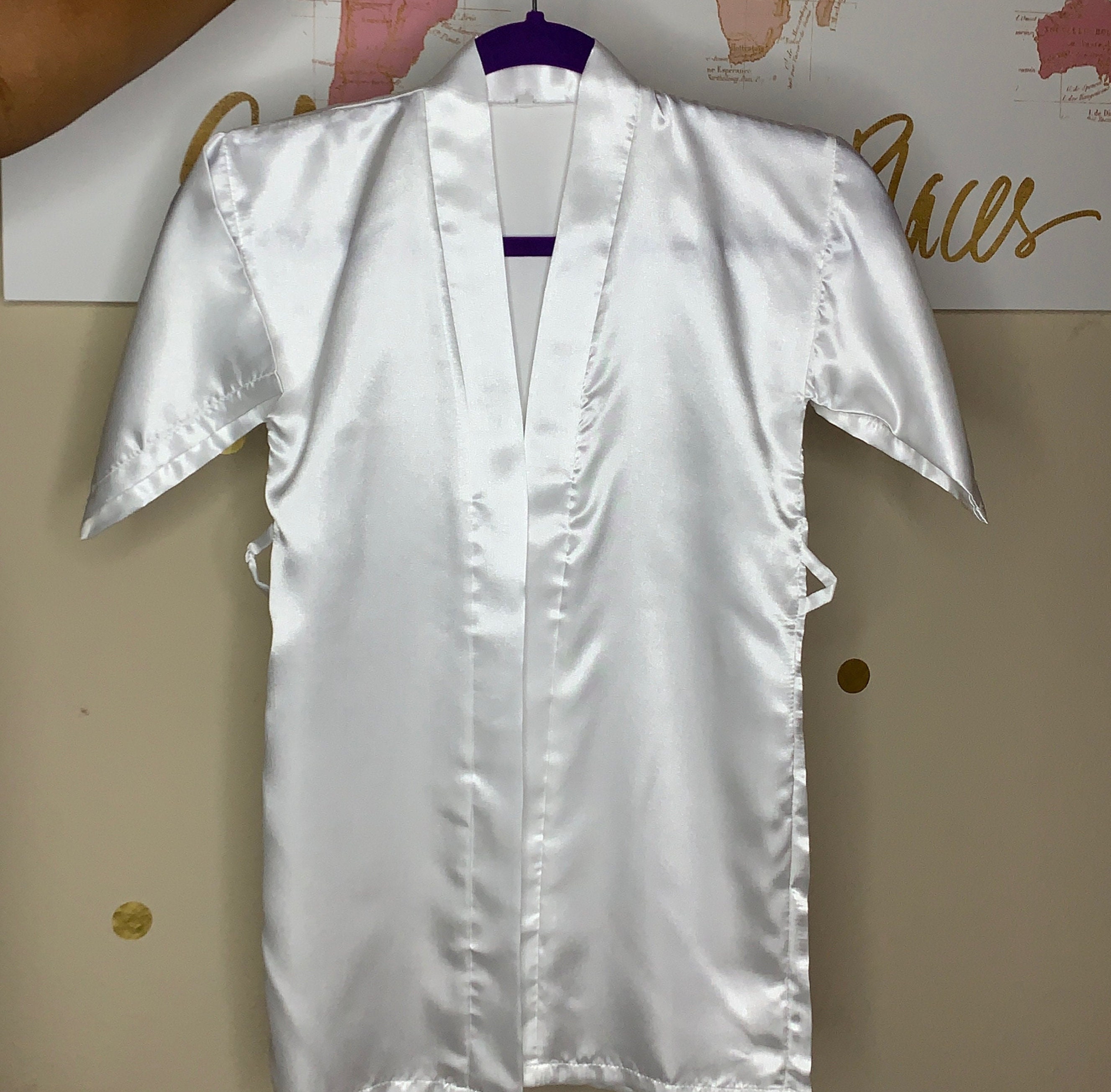 Personalized Name Pamper Party Spa Robe for Girls Night-in or Birthday ...