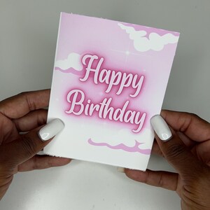 Personalized Birthday Card for Girls, Custom Note Birthday Card for Her ...