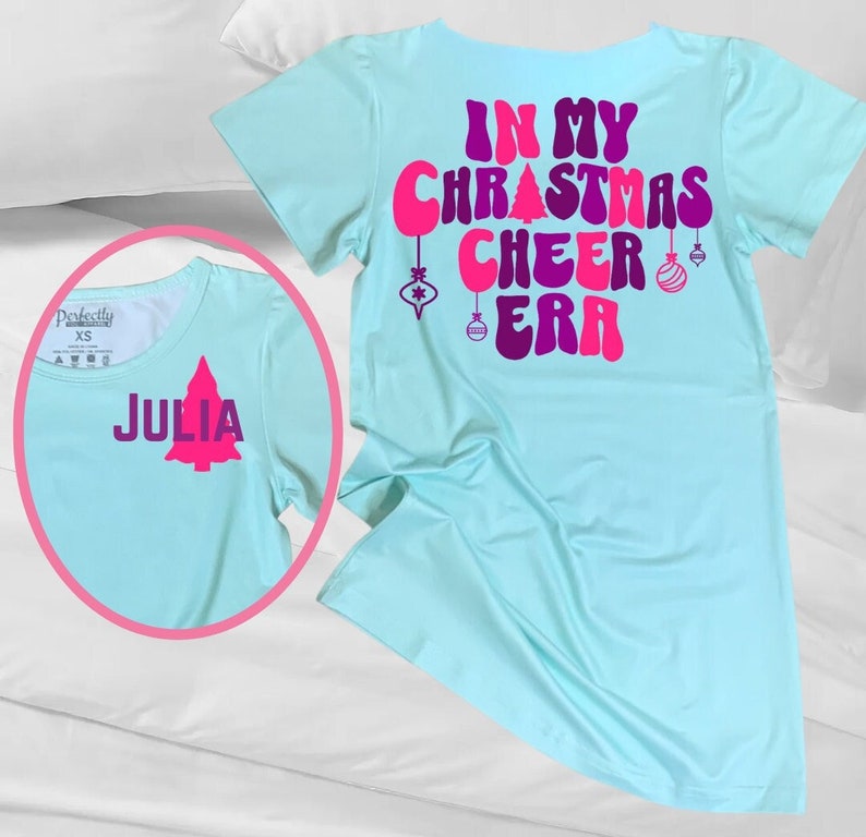 Custom in My Era Christmas Cheer Edition Toddler Girl Nightgown ...