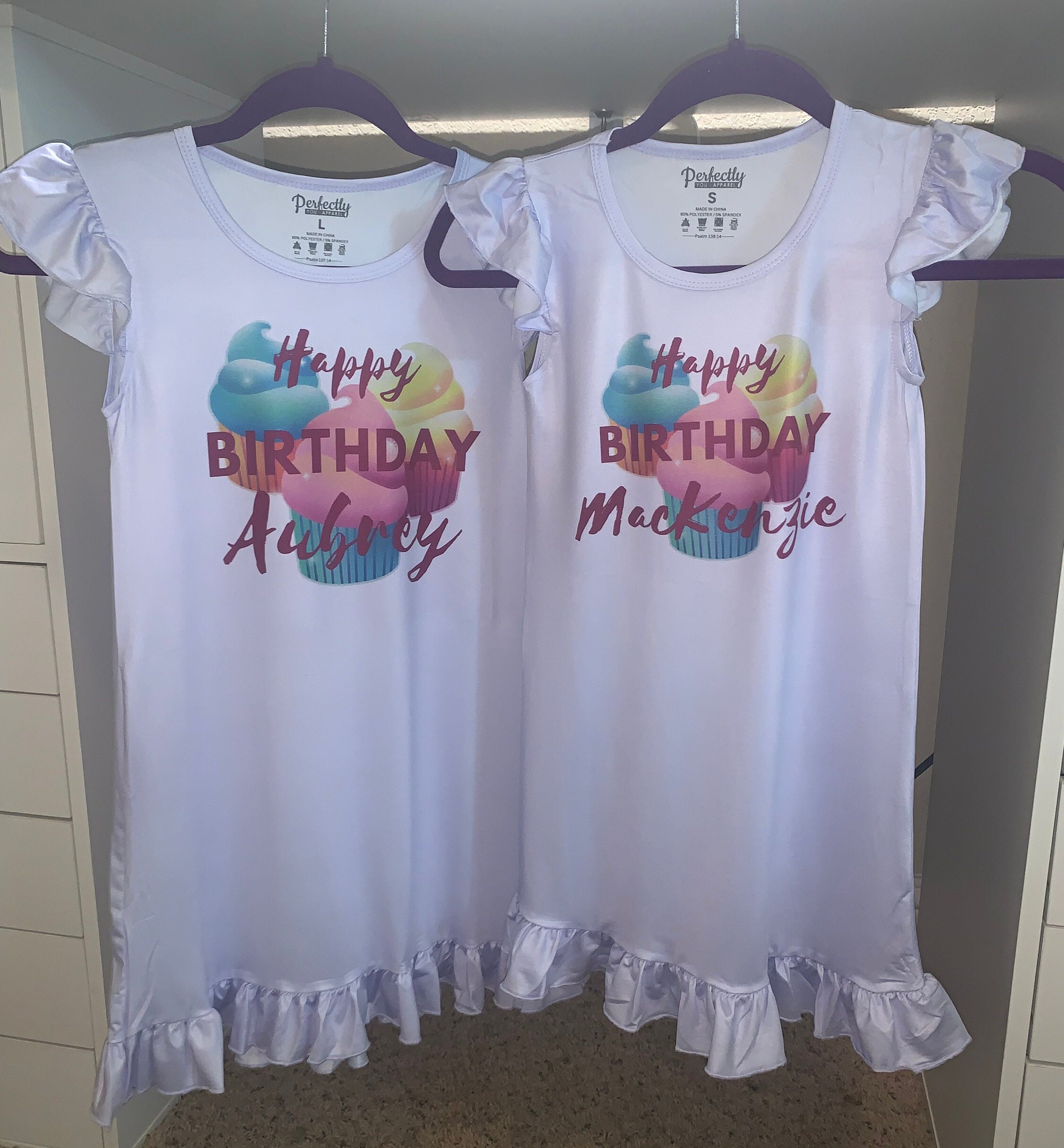 Personalized Birthday Pajama for Girls Birthday Girl Pajama Birthday ...
