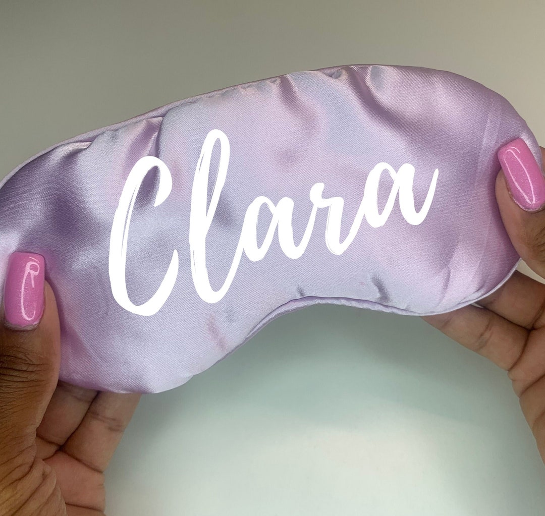 Personalized Adjustable Strap Eye Mask for Kids sleepover and Slumber ...
