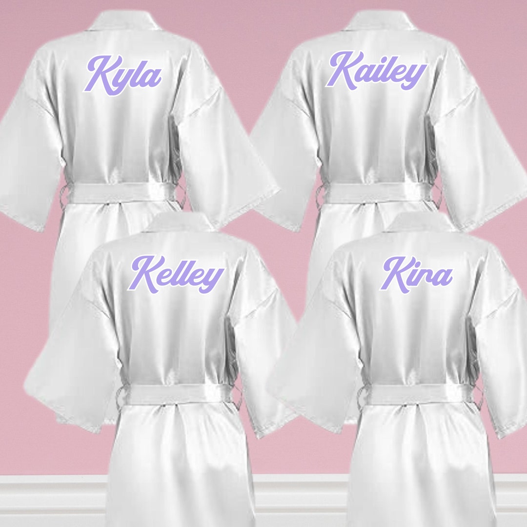 Customized Spa Day Robes for Youth and Adults, Kids Slumber Party and ...