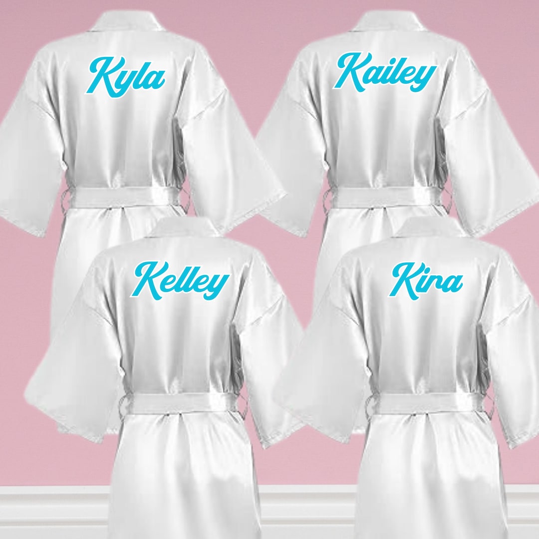 Personalized Spa Day Robes for Youth and Adults, Kids Slumber Party and ...