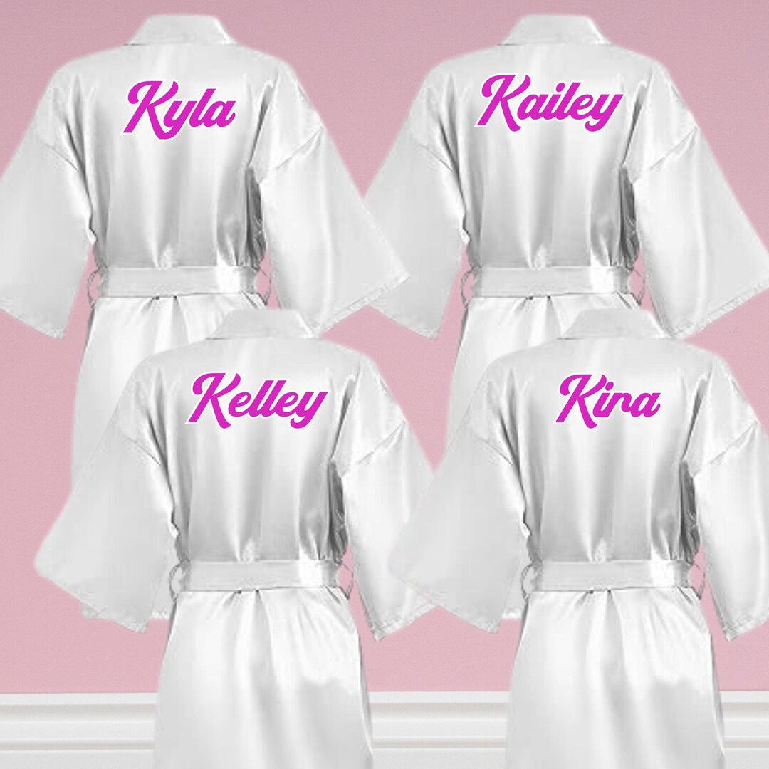 Customized Spa Day Robes for Youth and Adults, Kids Slumber Party and ...