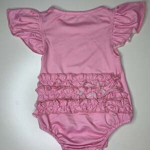 Customized Toddler Girl Valentines Romper, Custom Pink Sweetheart's ...