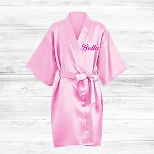 Birthday Squad Customized Robes for Kids Little Girls Slumber Party and ...