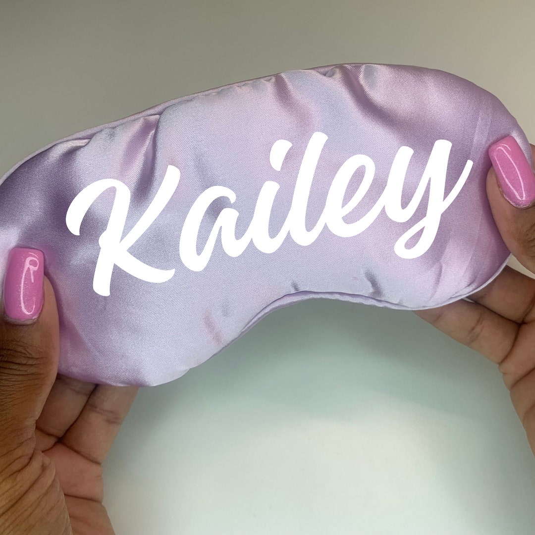 Custom Adjustable Strap Eye Mask for Kids -sleepover and Slumber Party ...
