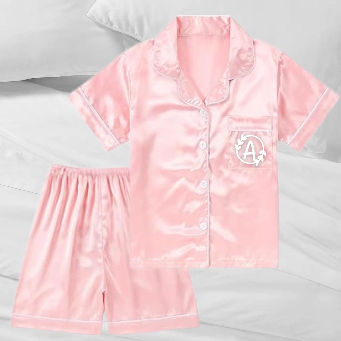 Personalized Satin Nightgown Bundle for Girls: Spa Party, Slumber Party ...