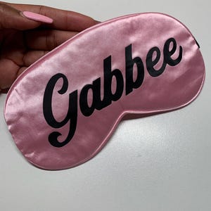 Personalized Adjustable Strap Eye Mask for Toddler and Little Girls ...