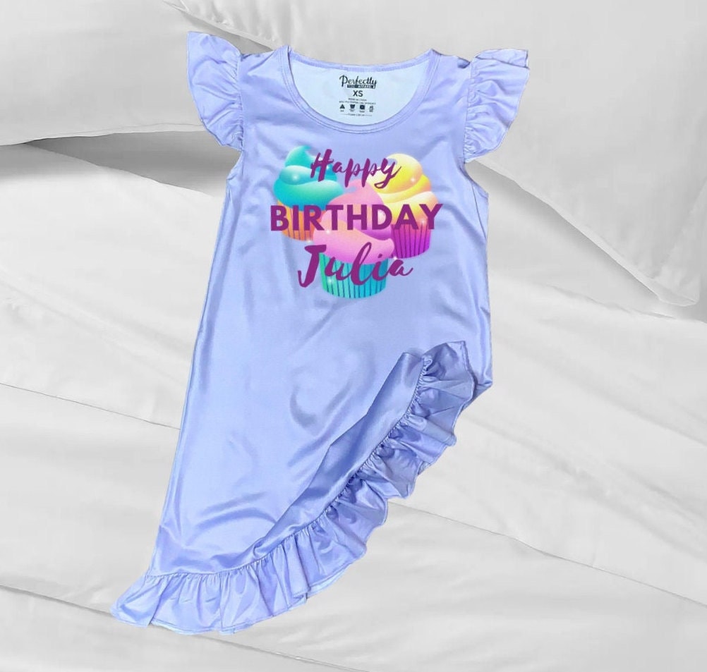 Personalized Birthday Pajama for Girls Birthday Girl Pajama Birthday ...