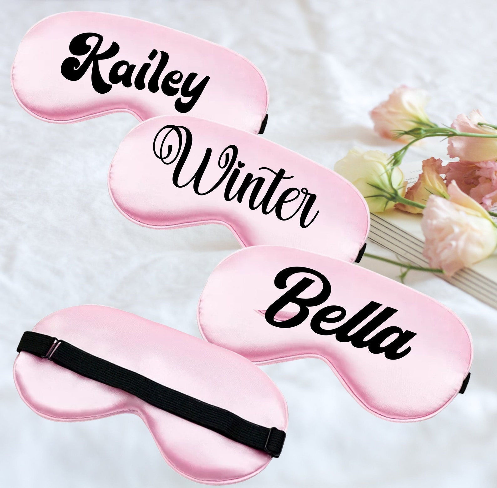 Personalized Adjustable Strap Eye Mask for Toddler and Little Girls ...