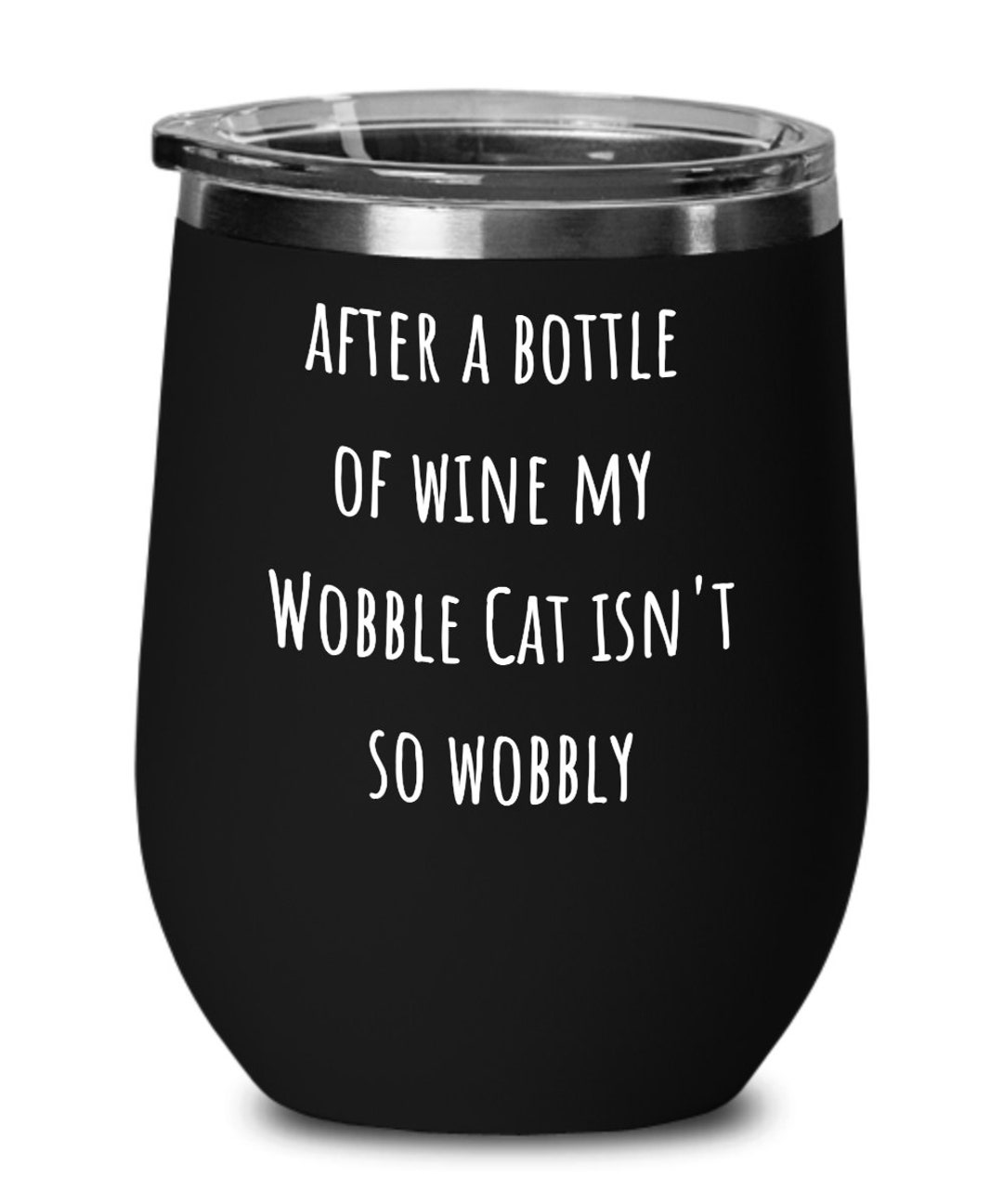 Wobble Cat Gifts, Cerebellar Hypoplasia, Drunk Cat, Wobble Cat Stemless ...