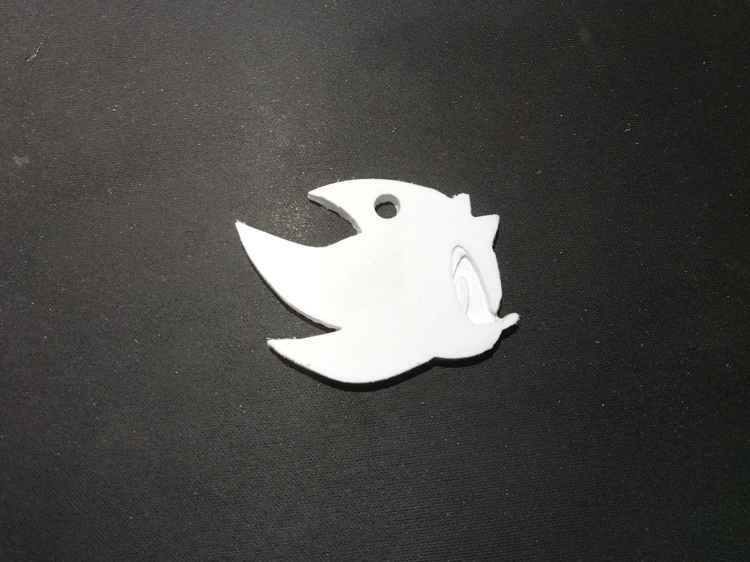 Shadow the Hedgehog Keychain and Pendant - Etsy