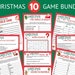 Printable Christmas Game Bundle | Christmas Party Games | Christmas ...