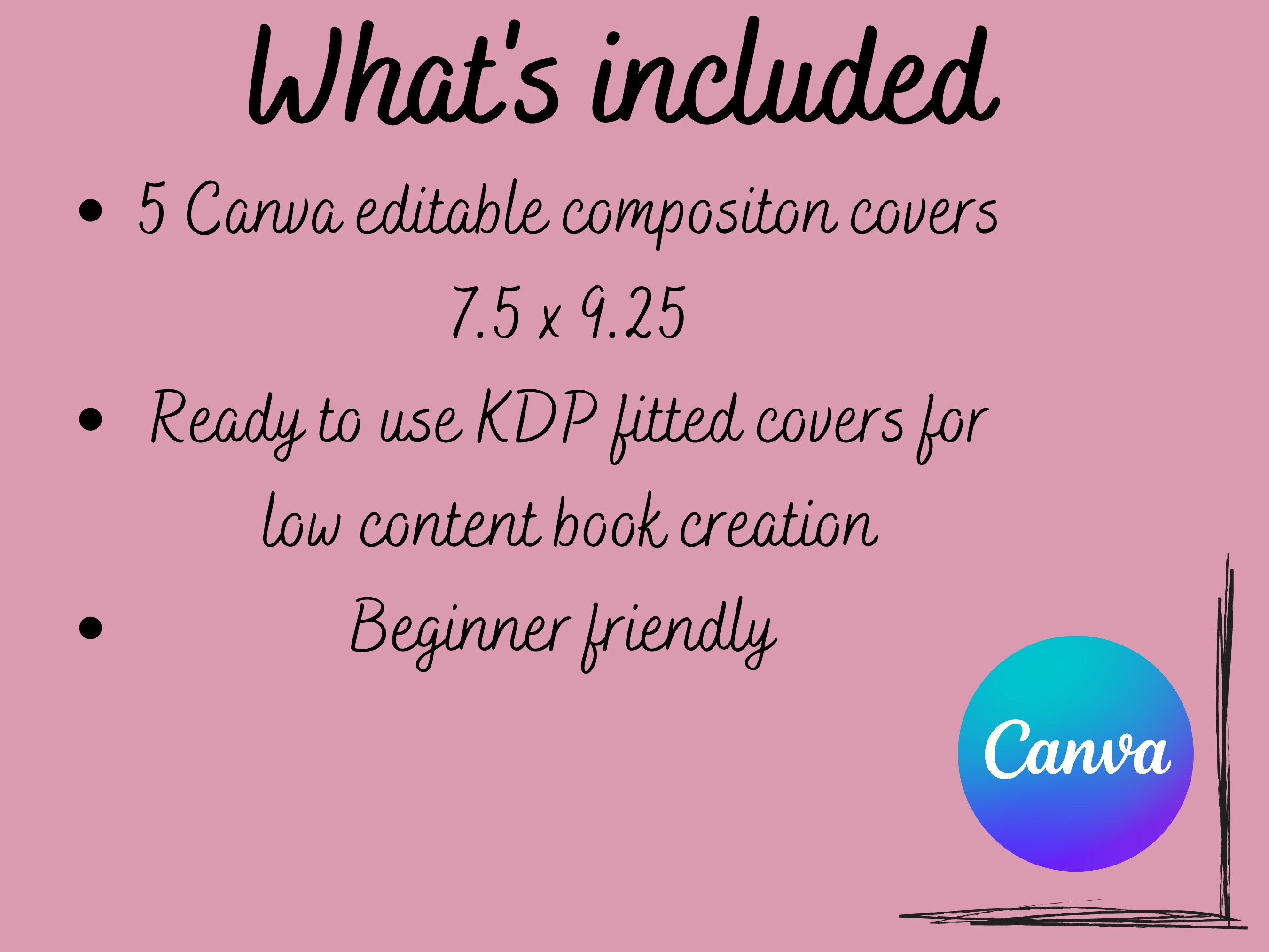 5 KDP Covers Amazon KDP KDP Covers Covers for Low - Etsy