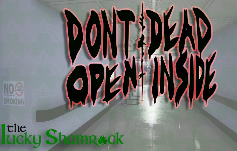 Walkin Dead - Dont Open, Dead Inside Design - Etsy