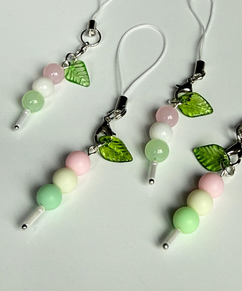 Handmade Pastel Dango Phone Charm – Kawaii Japanese Sweet Strap - Etsy