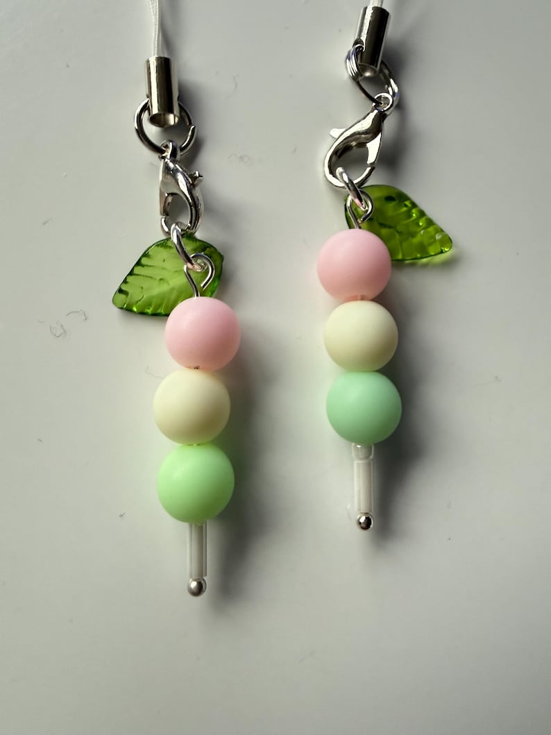 Handmade Pastel Dango Phone Charm – Kawaii Japanese Sweet Strap - Etsy