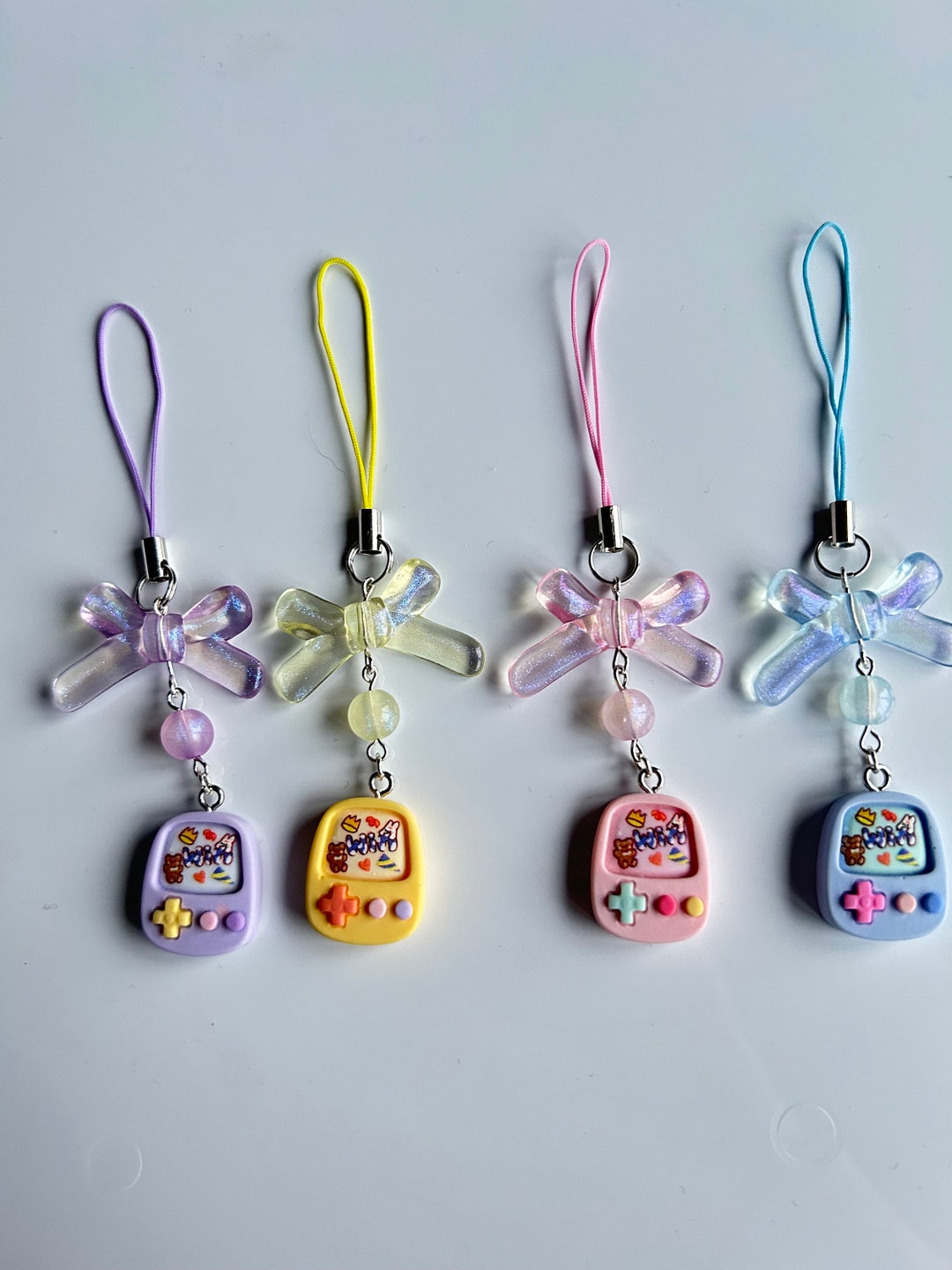 HANDMADE Cute Kawaii Games Console Phone Charms , Beaded Accessories ...